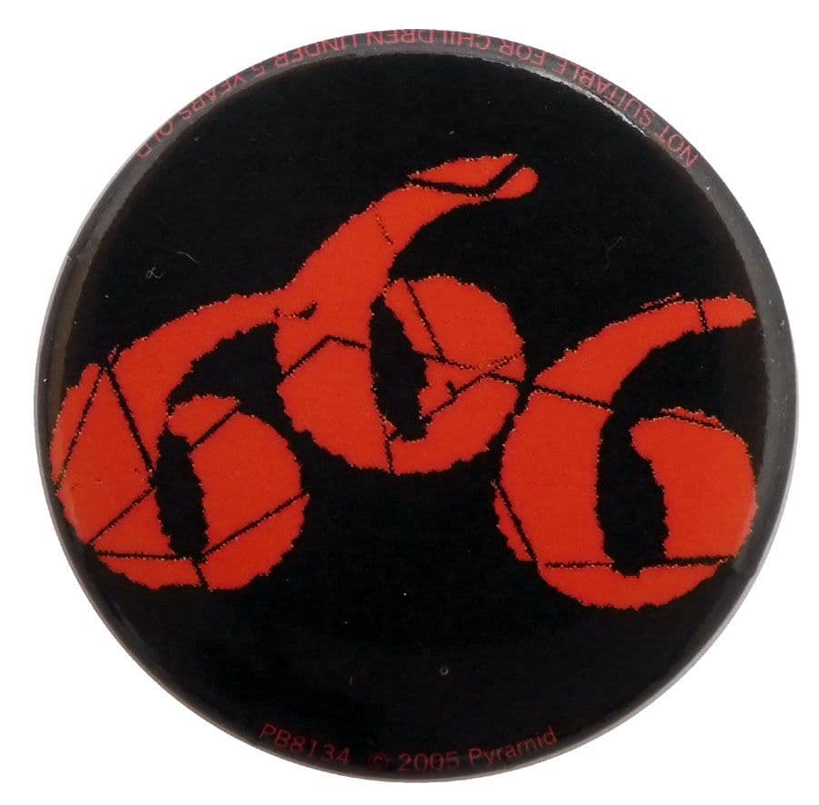 666 - Button Badge – Rock by Mail