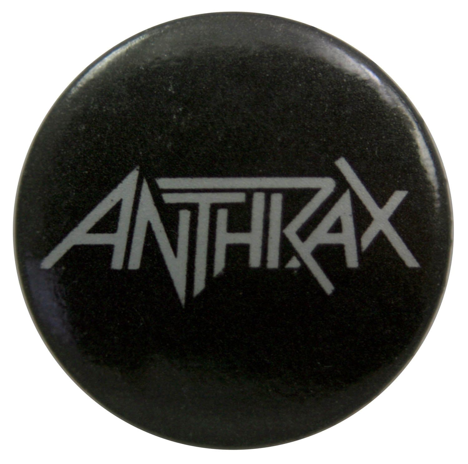 Anthrax - 'Logo Silver' Button Badge – Rock by Mail