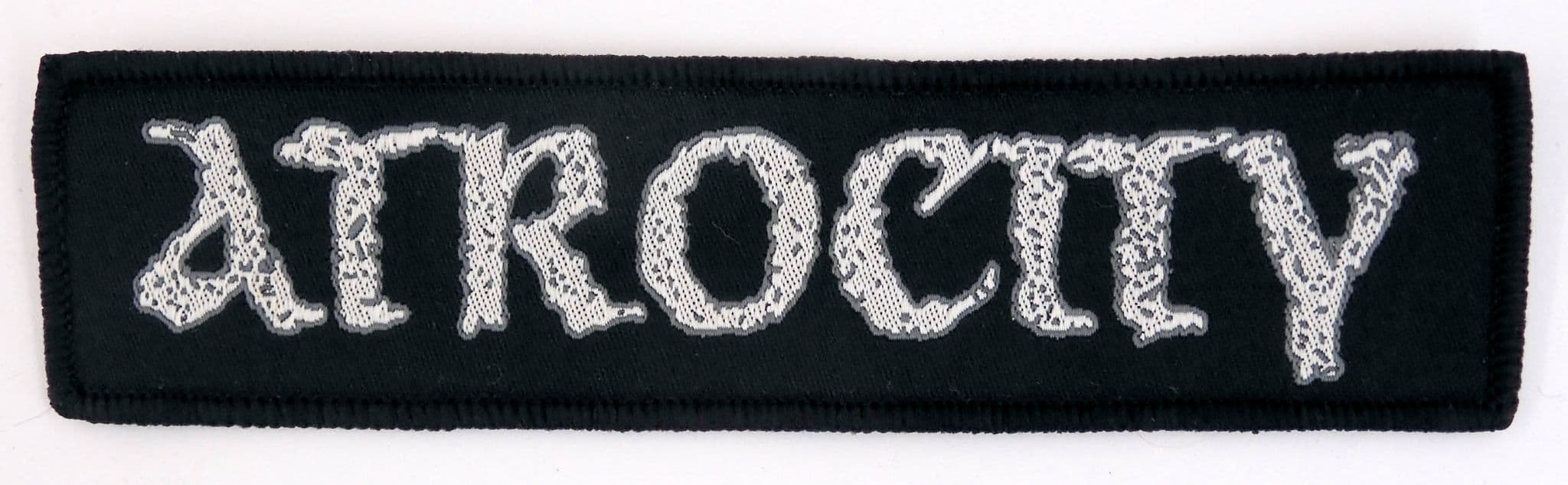 Atrocity - 'New Logo' Woven Patch – Rock by Mail