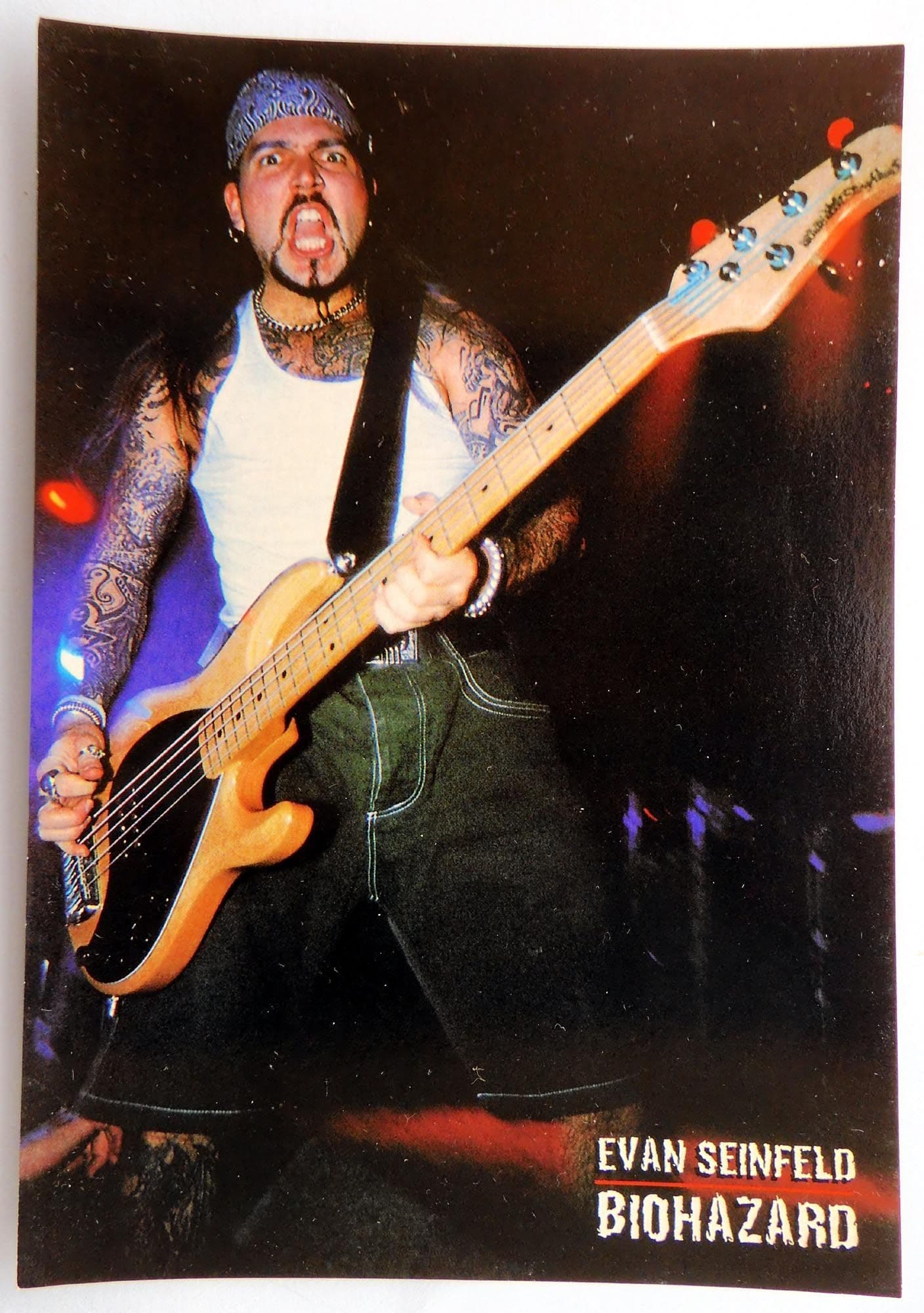 Biohazard - 'Evan Seinfeld' Postcard – Rock by Mail