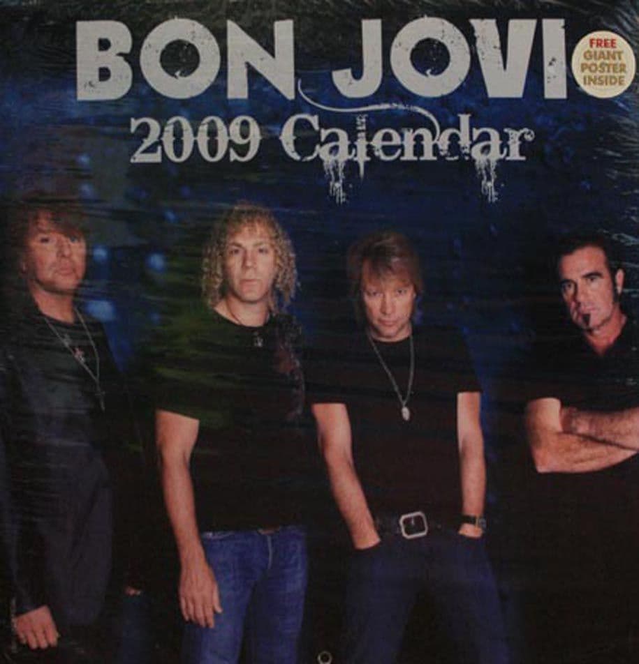 Bon Jovi - 2009 Zone Square Calendar – Rock by Mail