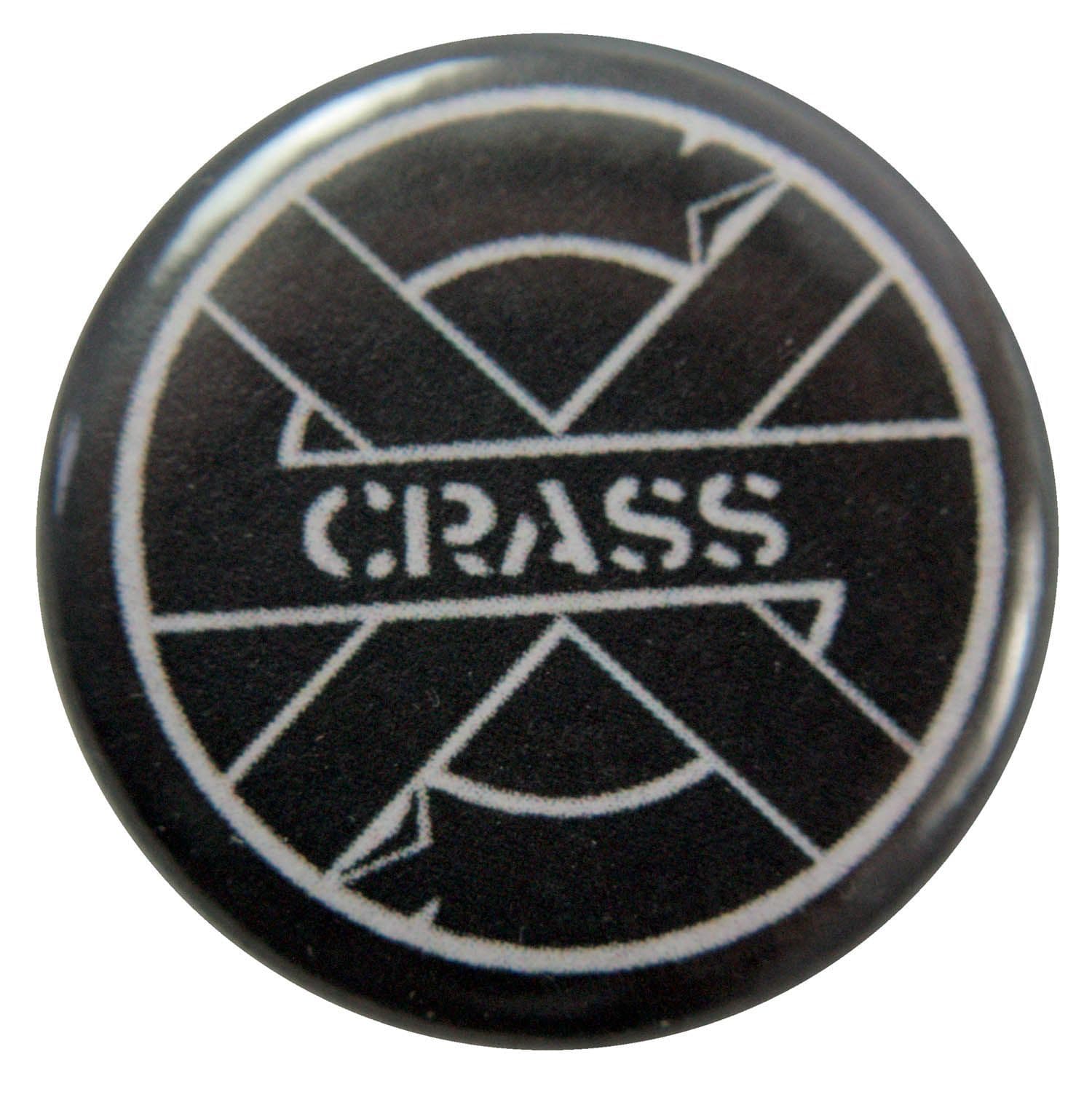 Crass - 'Name in Logo' Button Badge – Rock by Mail