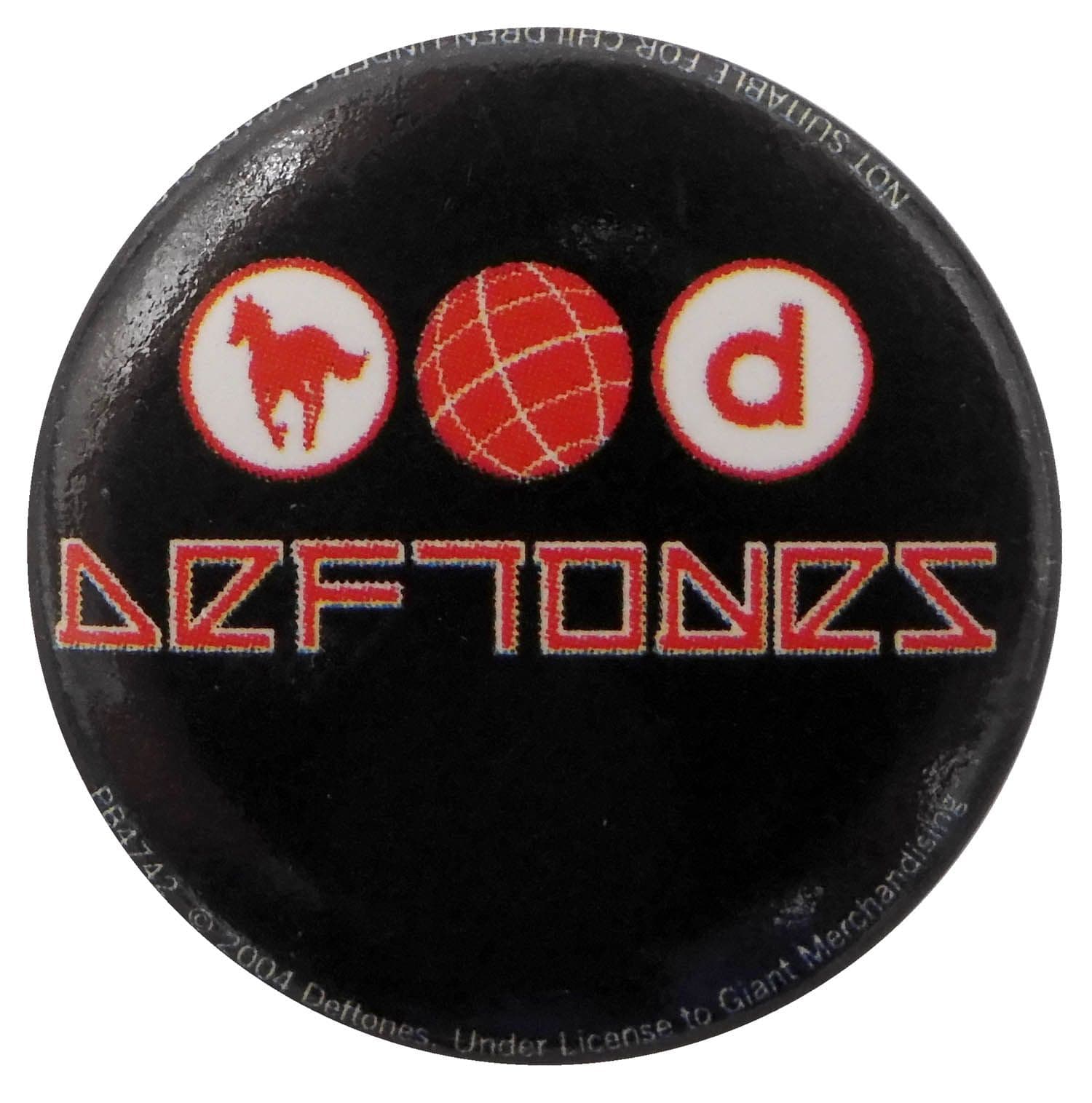 Deftones - 'Logo' Button Badge – Rock by Mail
