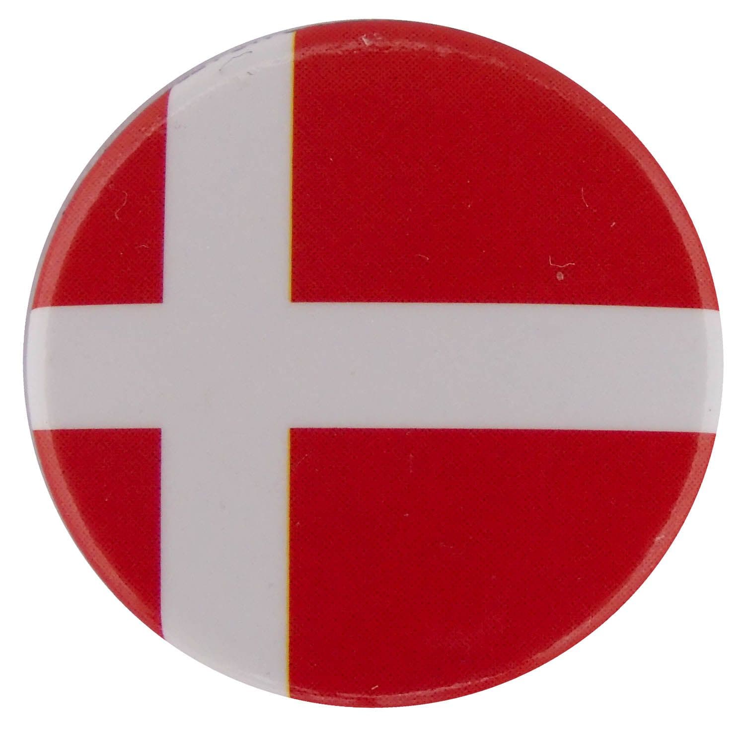 Denmark Flag - Button Badge – Rock by Mail