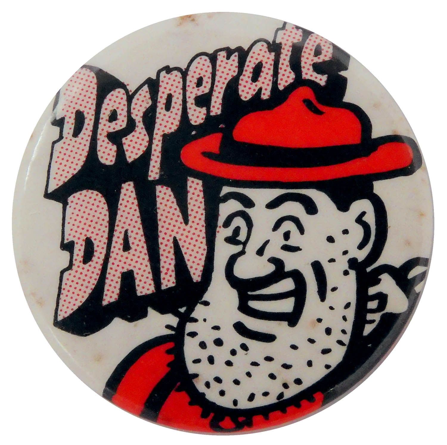 Desperate Dan - 'Dan' Button Badge * The Dandy * – Rock by Mail