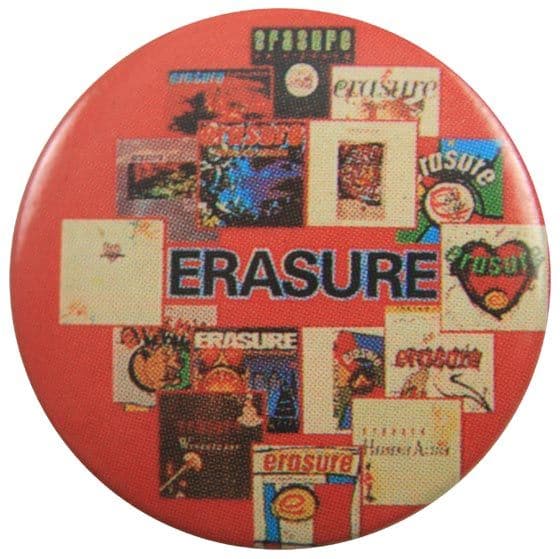 Erasure - 'Album Covers' Button Badge – Rock by Mail