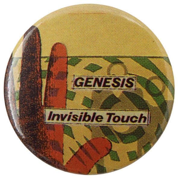 Genesis - 'Invisible Touch' Button Badge – Rock by Mail