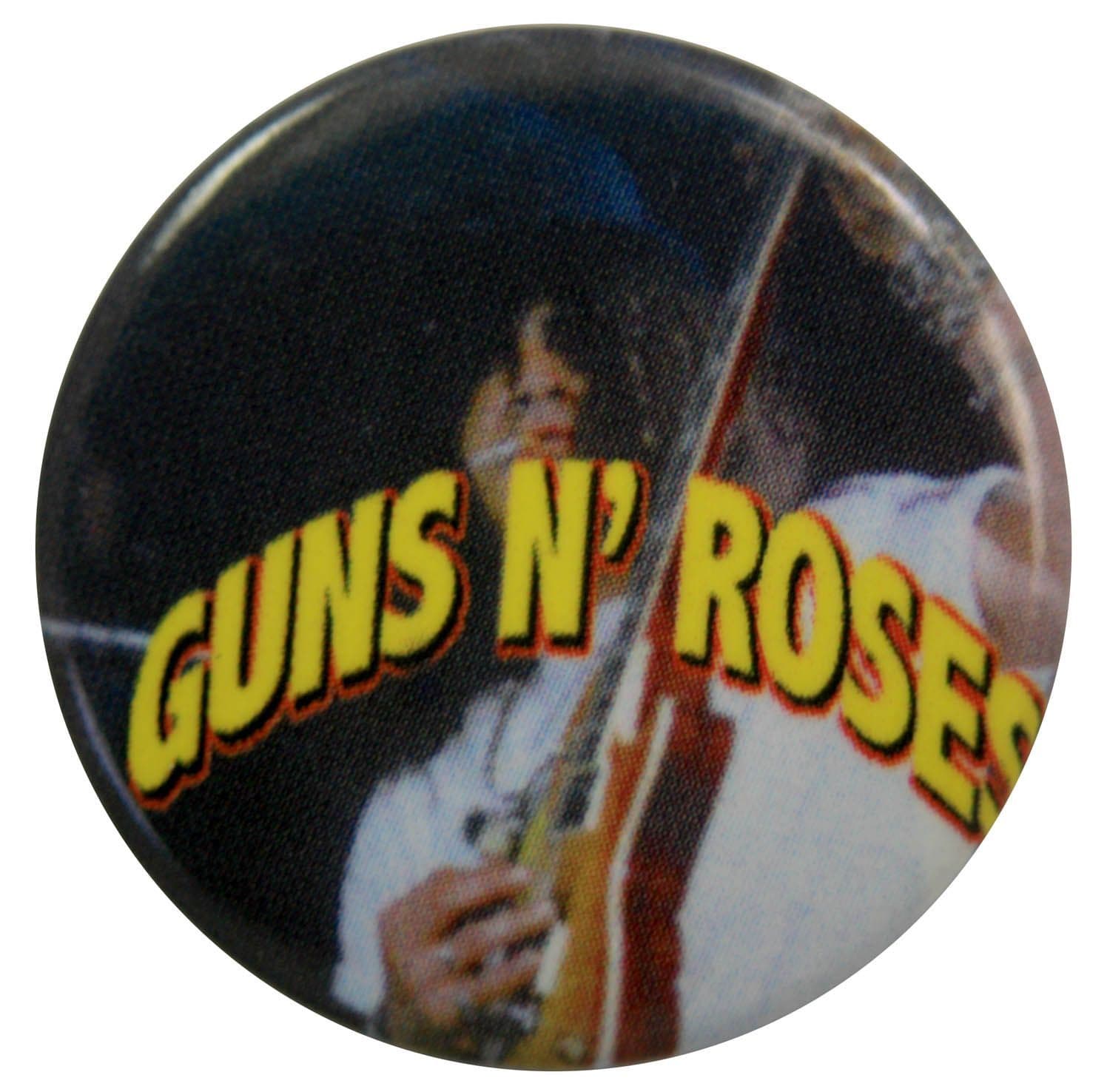 Guns N'Roses - 'Slash White' Button Badge – Rock by Mail