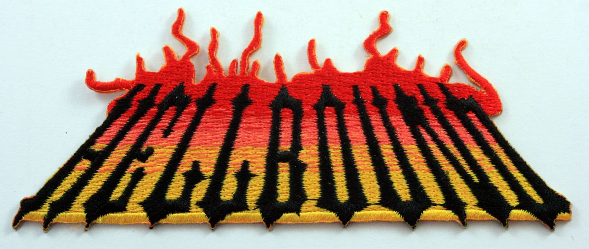 Hellbound - 'Flames' Embroidered Patch – Rock by Mail