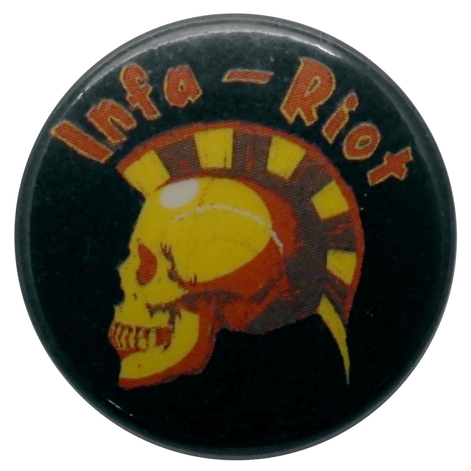 Infa Riot - 'Logo' Button Badge – Rock by Mail