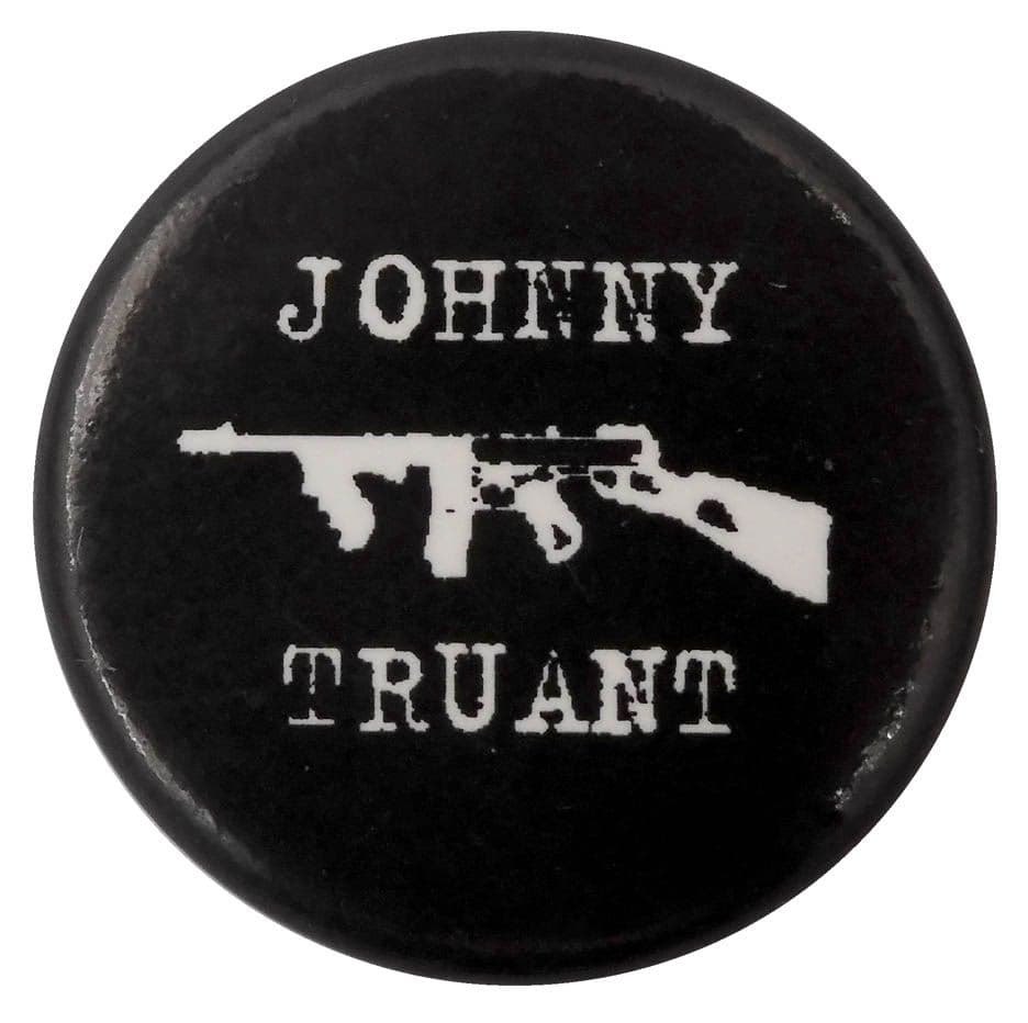 Johnny Truant - 'Machine Gun' Button Badge – Rock by Mail