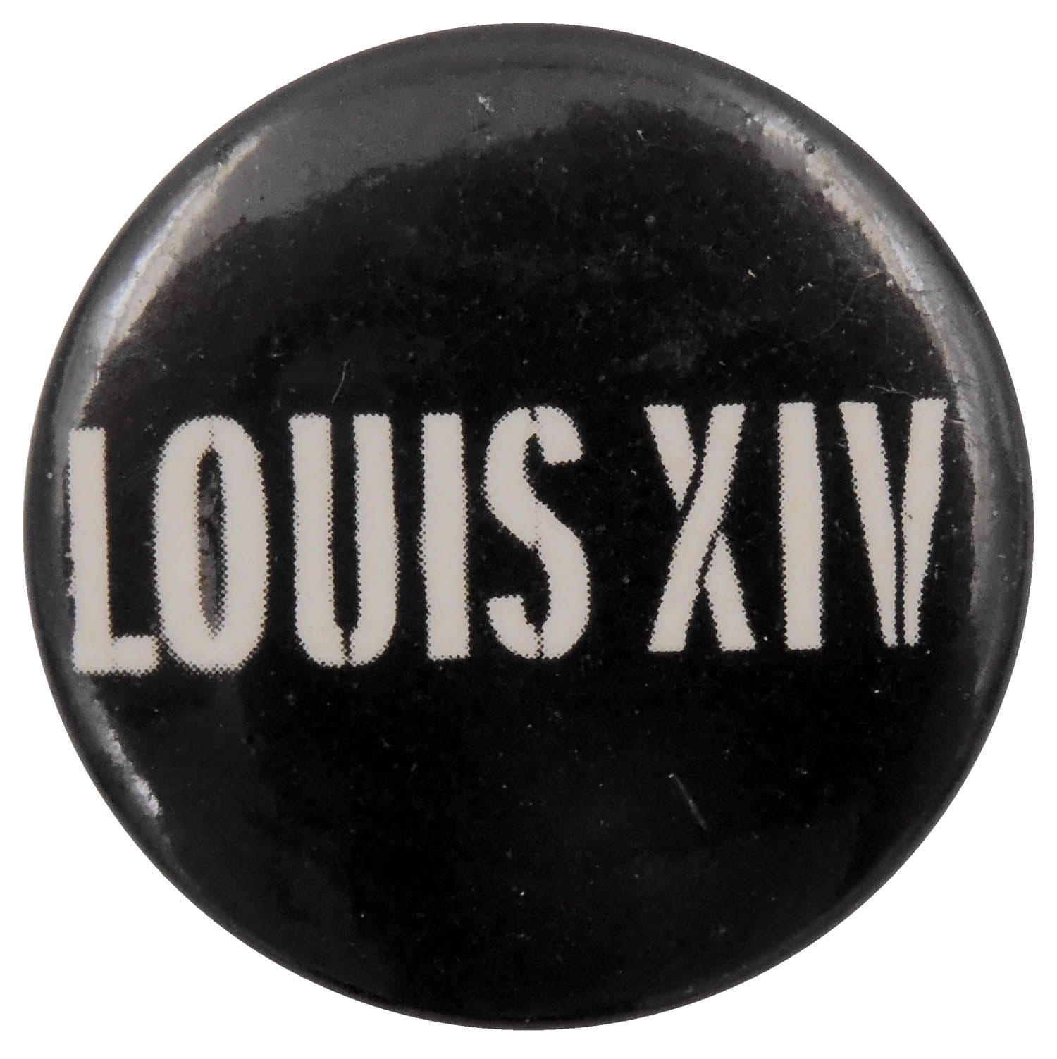 Louis XIV - 'Name' Button Badge – Rock by Mail
