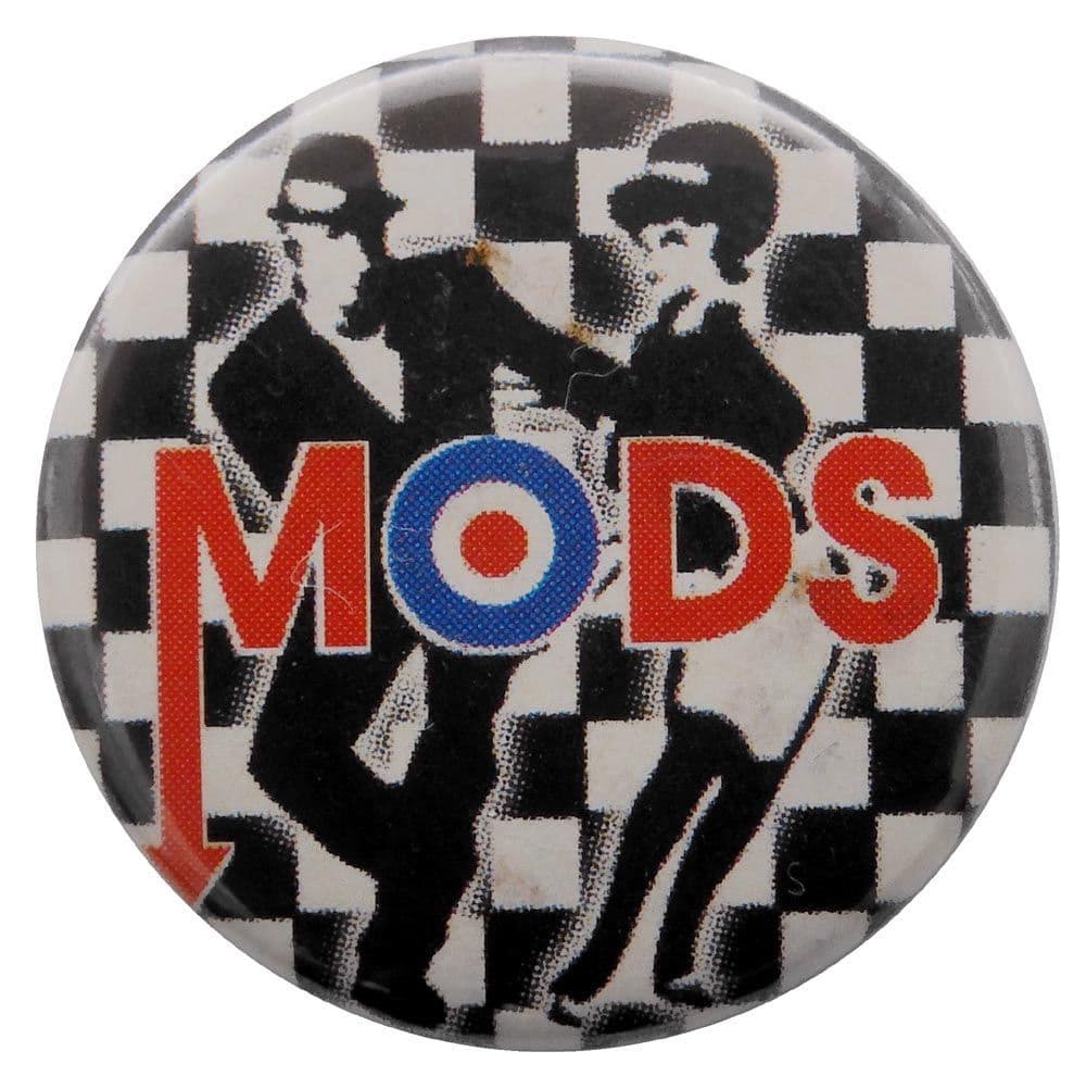 Mods - 'Rude Boy & Girl' Button Badge – Rock by Mail