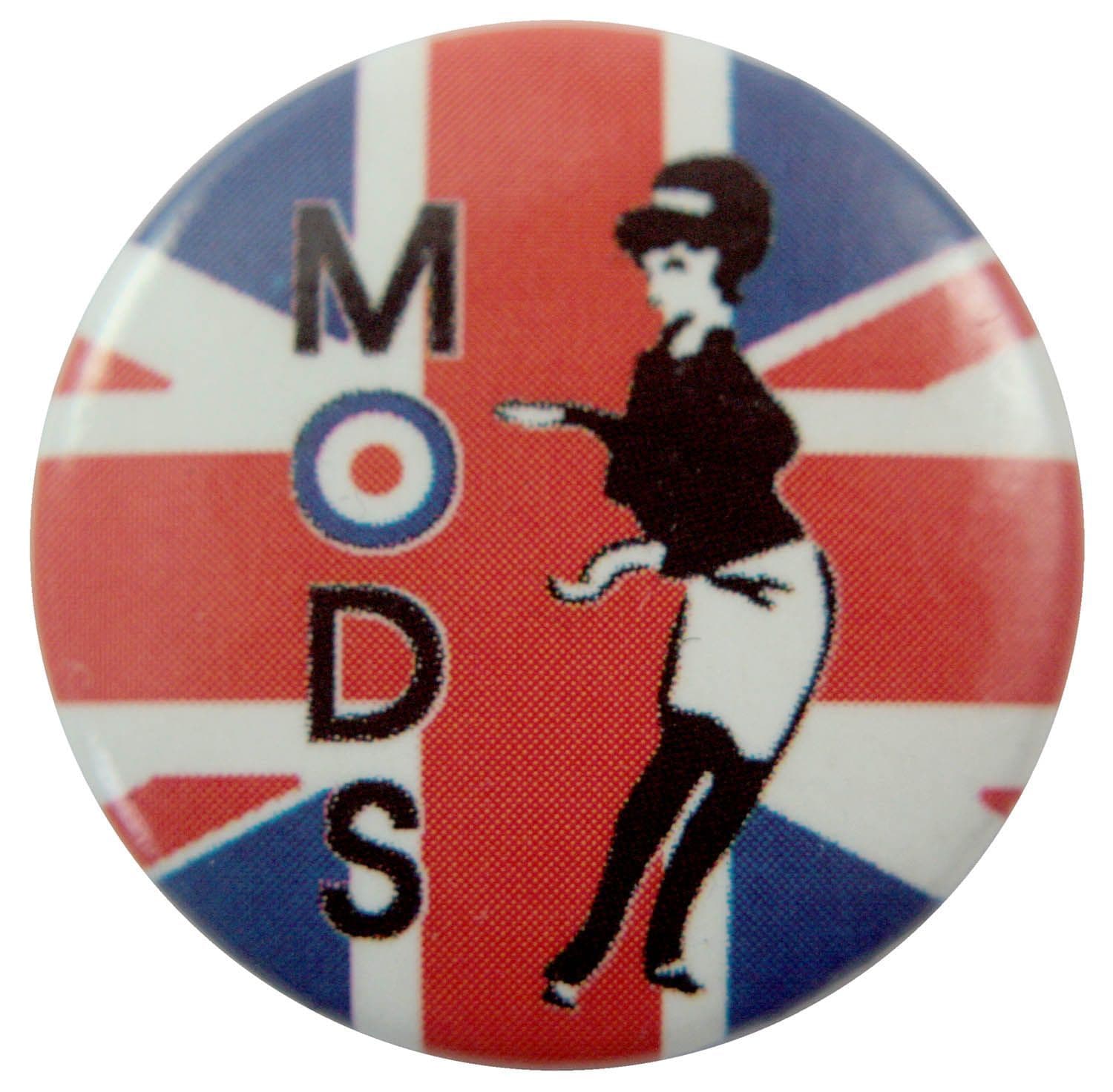 Mods - 'Rude Girl UK' Button Badge – Rock by Mail