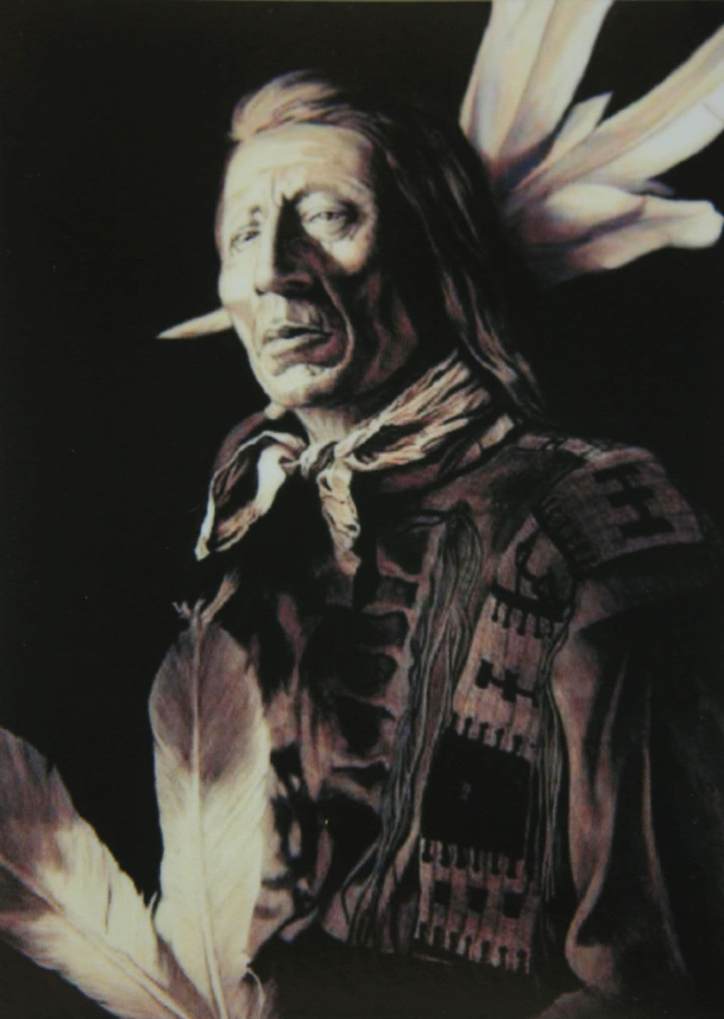 Native American 'Feathers' - Textile Poster Flag – Rock by Mail