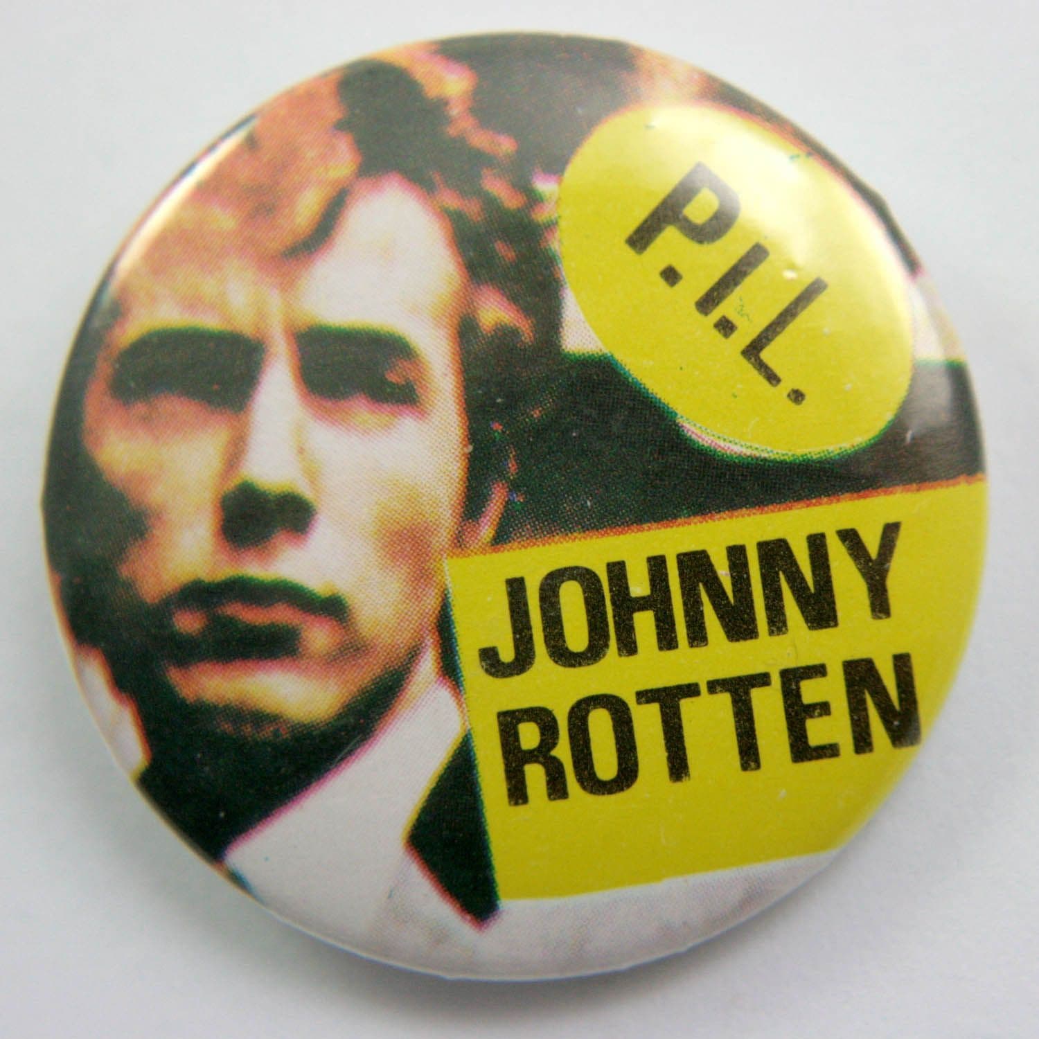 PiL - 'Johnny Rotten' Large Button Badge – Rock by Mail
