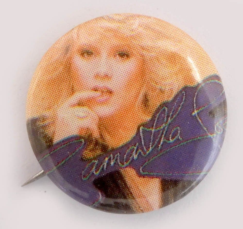 Samantha Fox - 'Finger' Small Button Badge – Rock by Mail