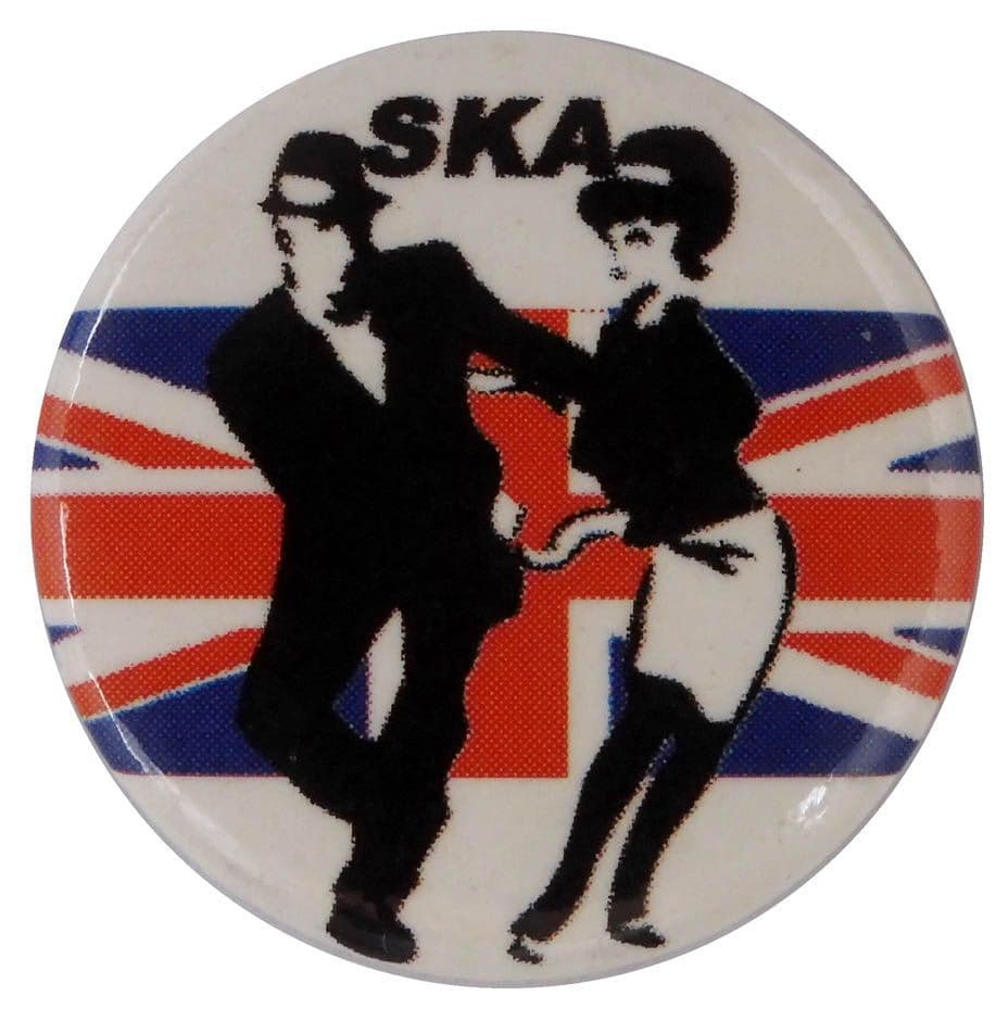 SKA - 'Dancing' Button Badge – Rock by Mail