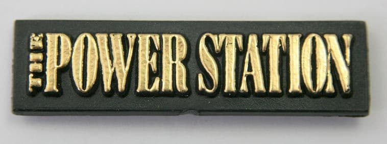The Power Station - 'Name Gold' Plastic Badge – Rock by Mail