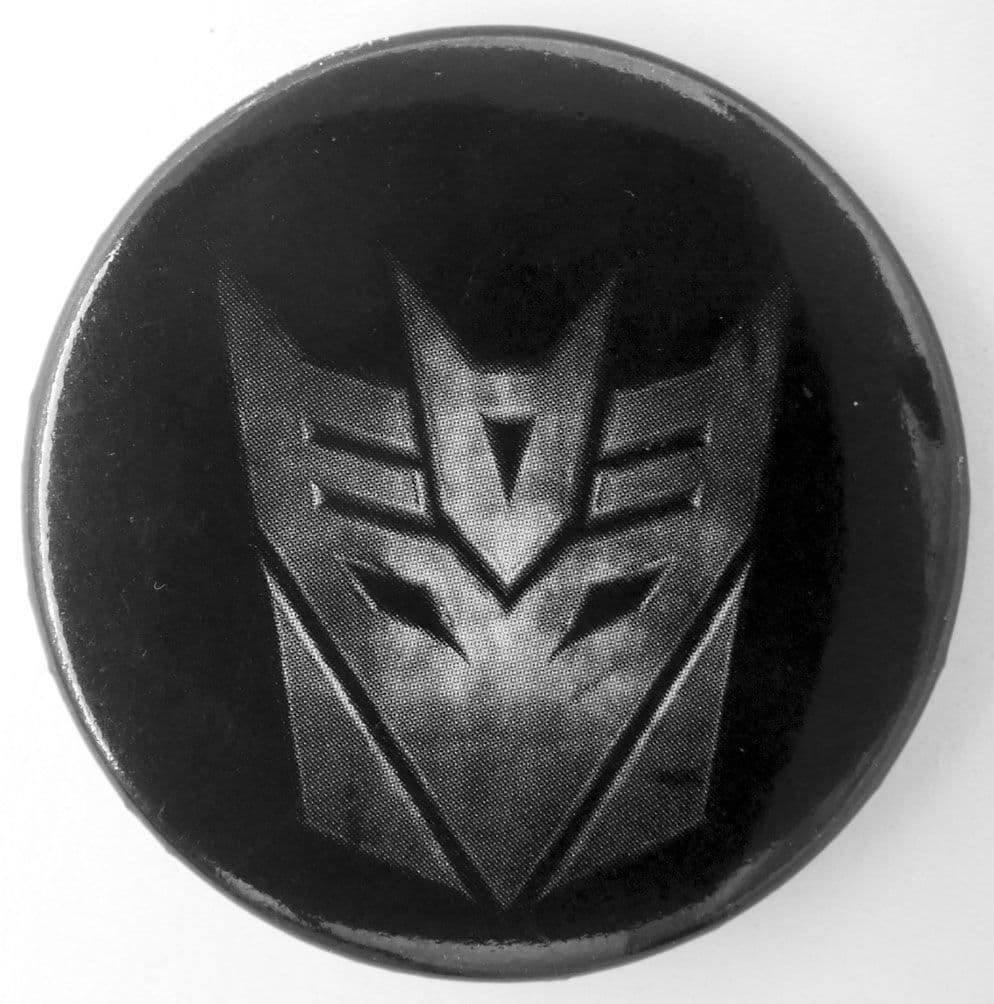 Transformers - 'Destroy' Large Button Badge – Rock by Mail