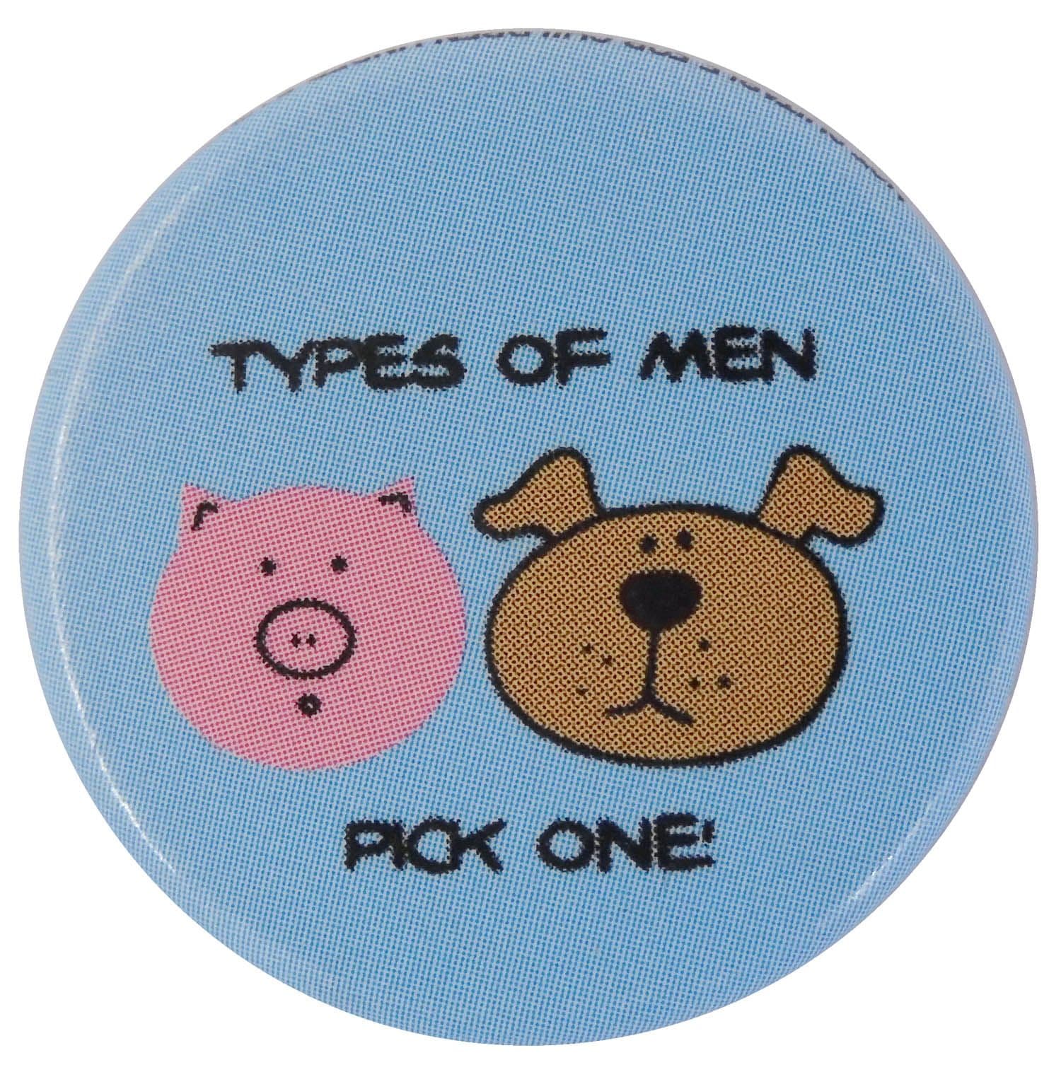 Types of Men - Pick One - Button Badge – Rock by Mail